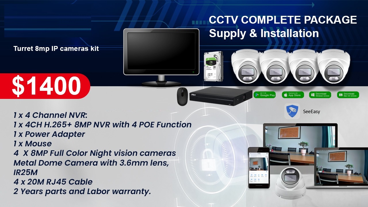 AU Vision CCTV Packages