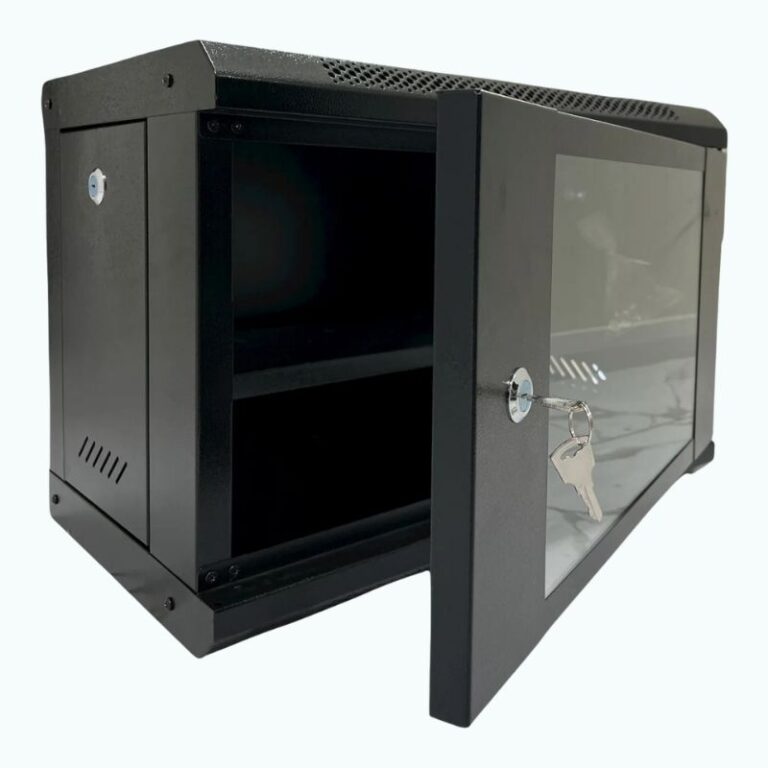 WC6US 6RU Wall Mount Server Rack Data Cabinet – 19"